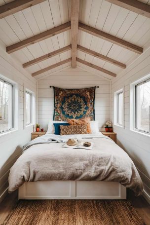 23 Boho Tiny House Interior Design Ideas for Cozy Living