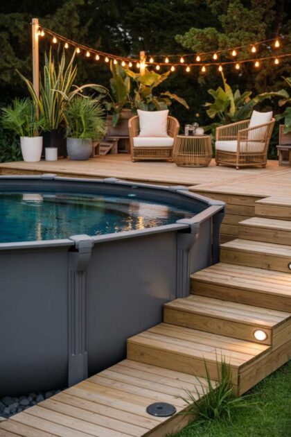 20 Inspiring Above-Ground Pool Ideas for Better Backyard
