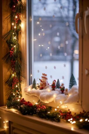23 Christmas Window Decorations for a Magical Look