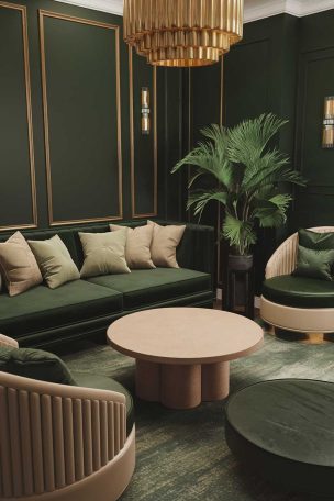 21 Stylish Dark Green Living Room Ideas for a Bold Look