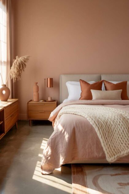 13 Inviting Earthy Pink Bedroom Ideas That Feel Grounded