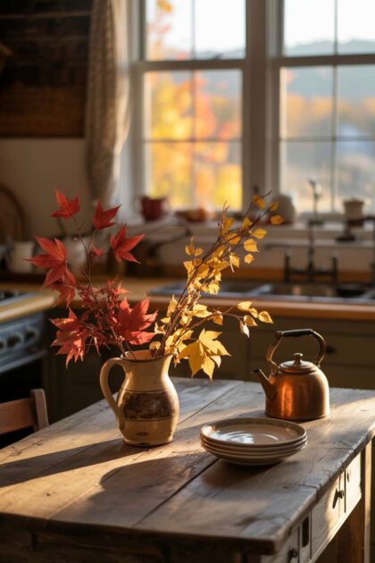 17 Beautiful Fall Kitchen Decor Ideas for Seasonal Charm