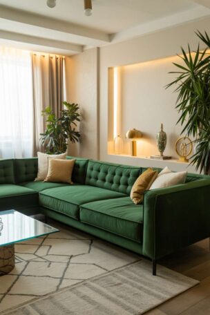 19 Stunning Green Couch Living Room Ideas for Cozy Comfort