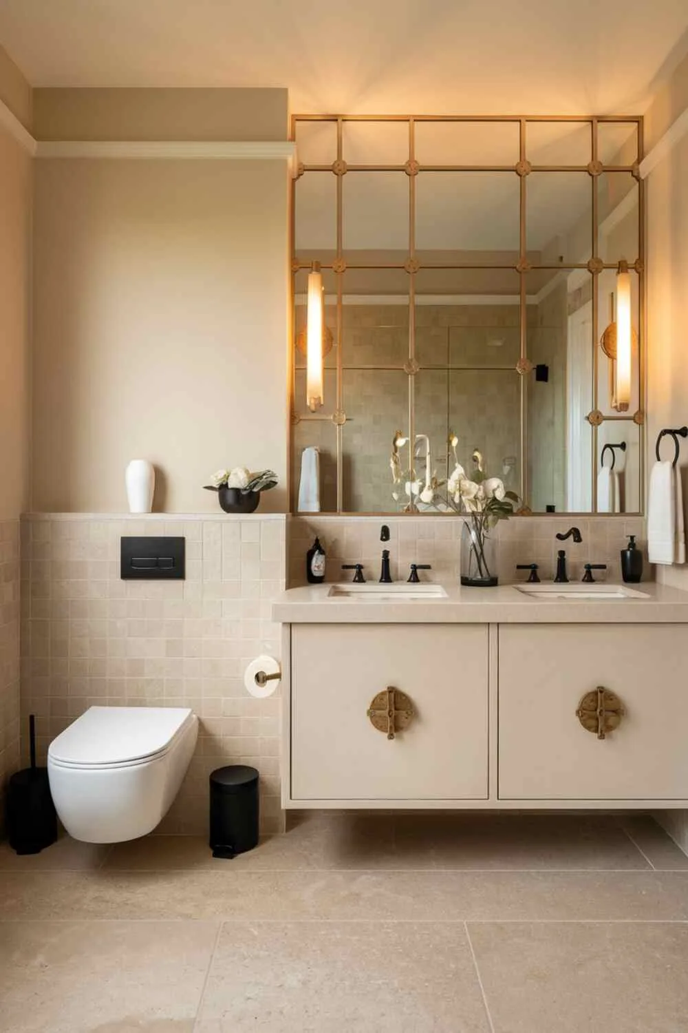 22 Warm Neutral Bathroom Ideas for a Cozy, Stylish Space