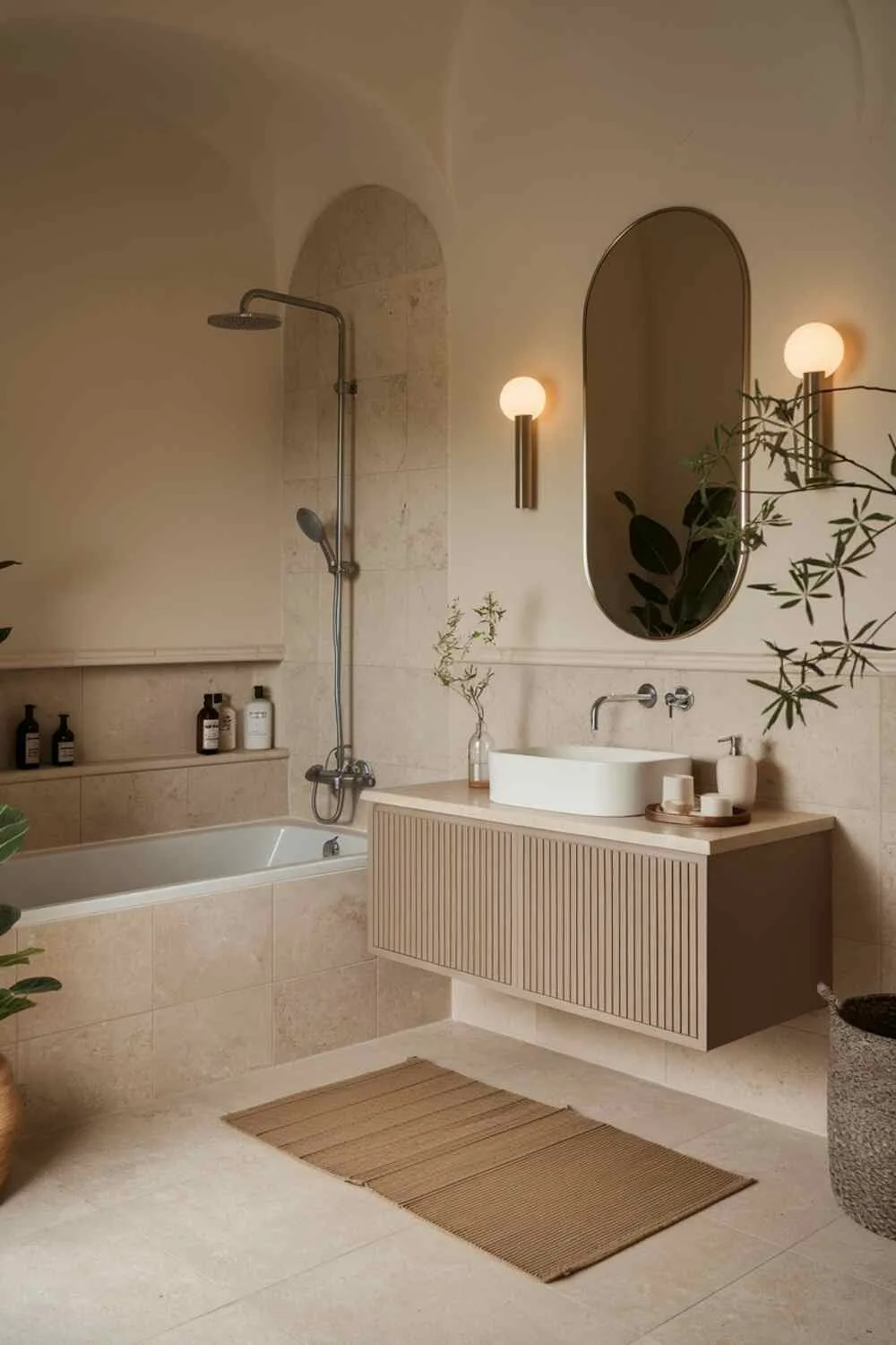 22 Warm Neutral Bathroom Ideas for a Cozy, Stylish Space