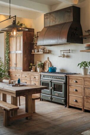24 Charming Rustic Farmhouse Kitchen Ideas You'll Love