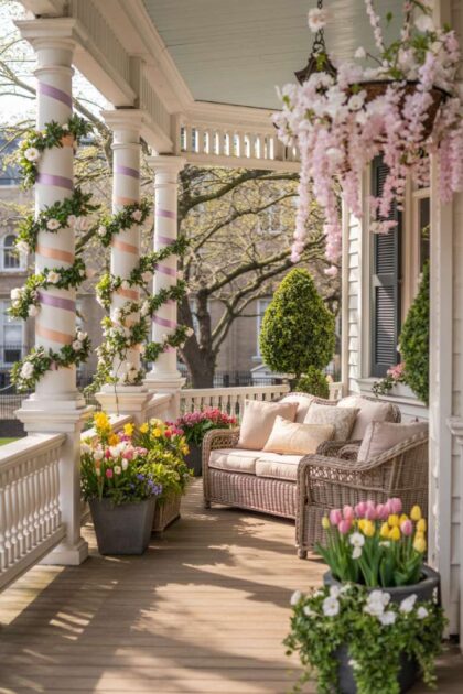 13 Charming Spring Front Porch Decor Ideas for Cozy Vibes