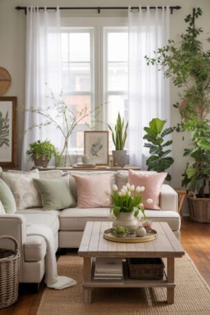 19 Fresh Spring Living Room Decor Ideas for Bright Homes