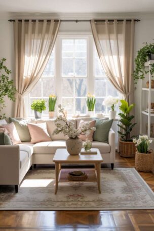 19 Fresh Spring Living Room Decor Ideas for Bright Homes