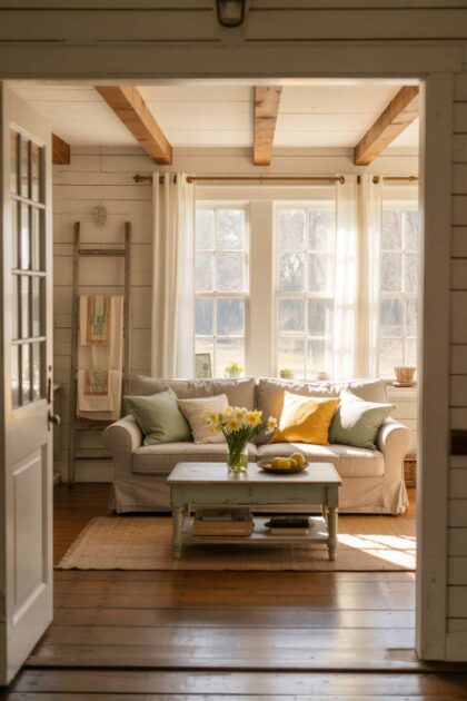 19 Fresh Spring Living Room Decor Ideas for Bright Homes